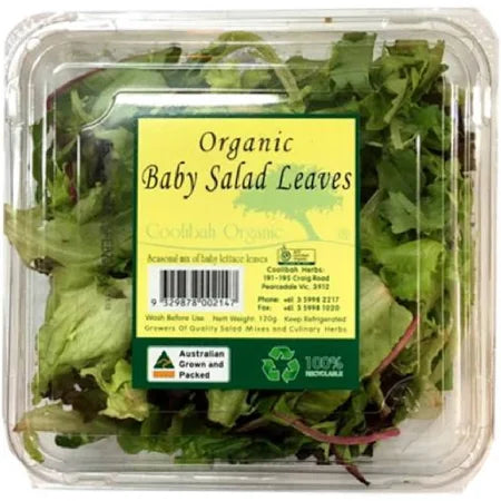 Organic Salad - Pre-pack - 120gm – Monika's Organics