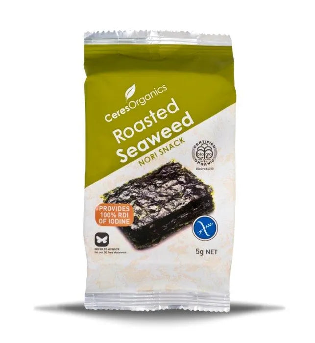 Organic Roasted Seaweed Snack GF- Ceres - 5gm – Monika's Organics