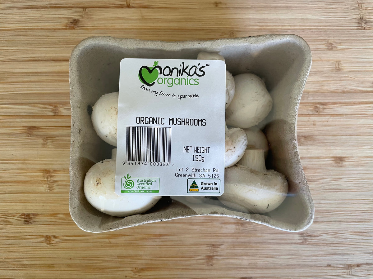 Organic Mushrooms - 180gm – Monika's Organics
