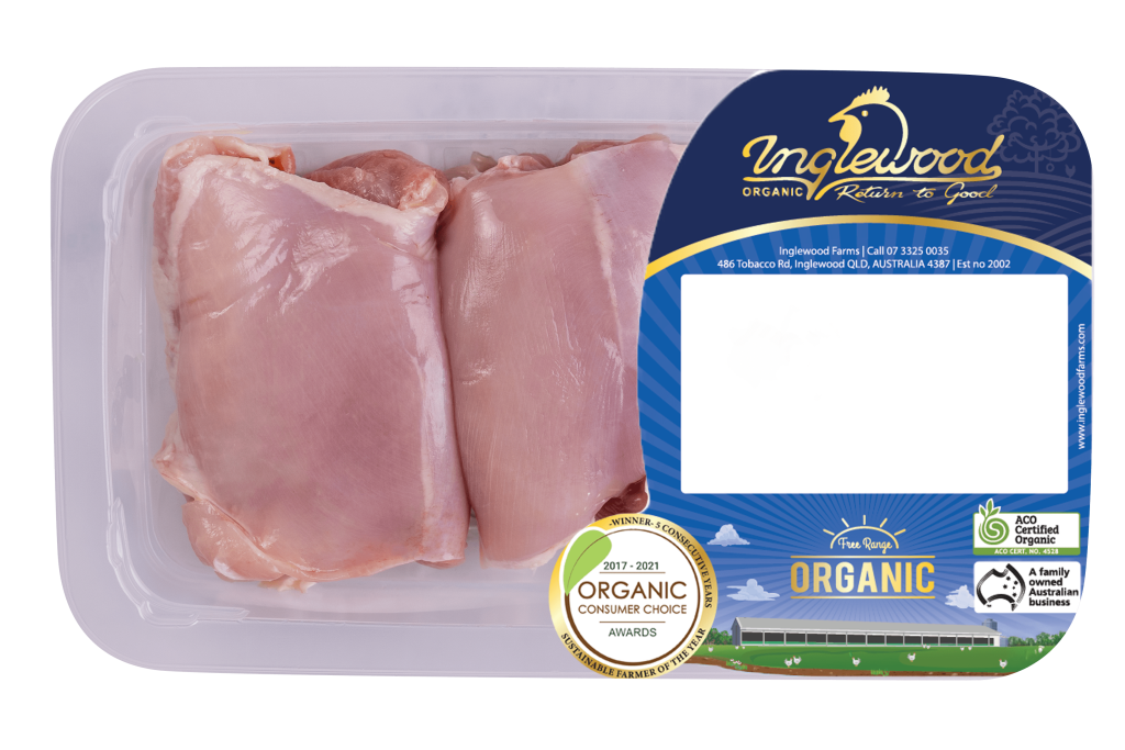 Organic Chicken Thighs - Fresh - Inglewood Chicken – Monika's Organics